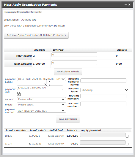 Batch Processing – NetForum Support