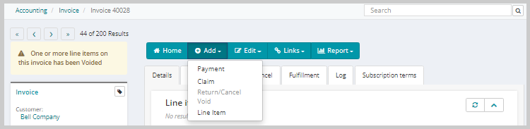 Voiding an Invoice – NetForum Support