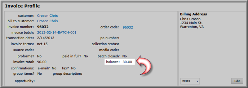 Adding a Payment to an Invoice – NetForum Support