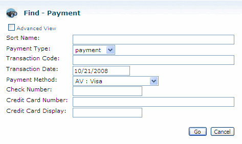 Find or List Payments – NetForum Support