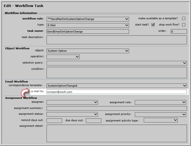 System Options – NetForum Support