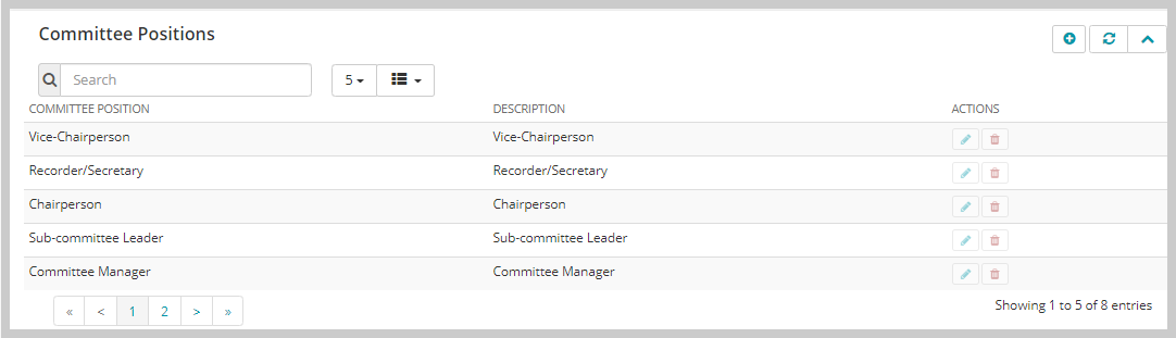 Setting Up Committee Positions – NetForum Support