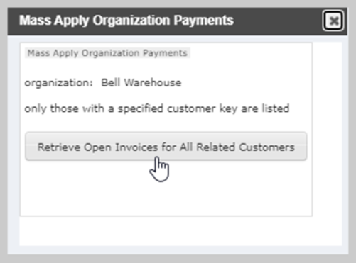 Organization Mass Payment – NetForum Support
