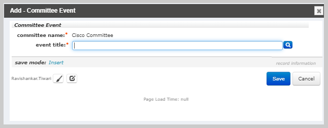 Adding a Committee Event – NetForum Support