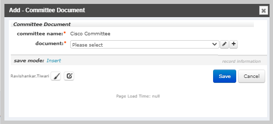 Adding a Committee Document – NetForum Support