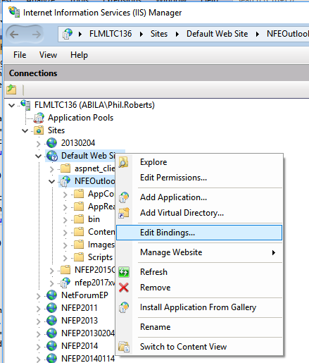 Appendix 1 – Adding https Binding – NetForum Support Appendix 1 – Adding https Binding – NetForum Support