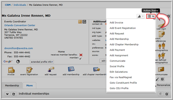 Profile Option Drop-Down Lists – NetForum Support