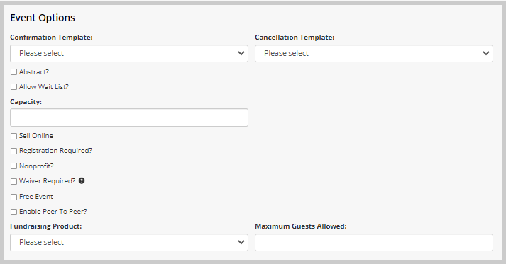 Quick Add Event – NetForum Support