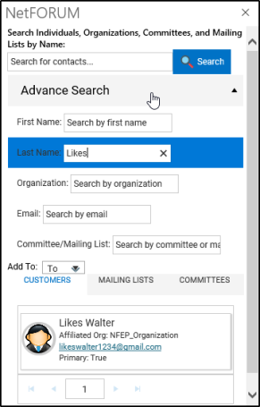 Using the NetForum Outlook Add-In – NetForum Support