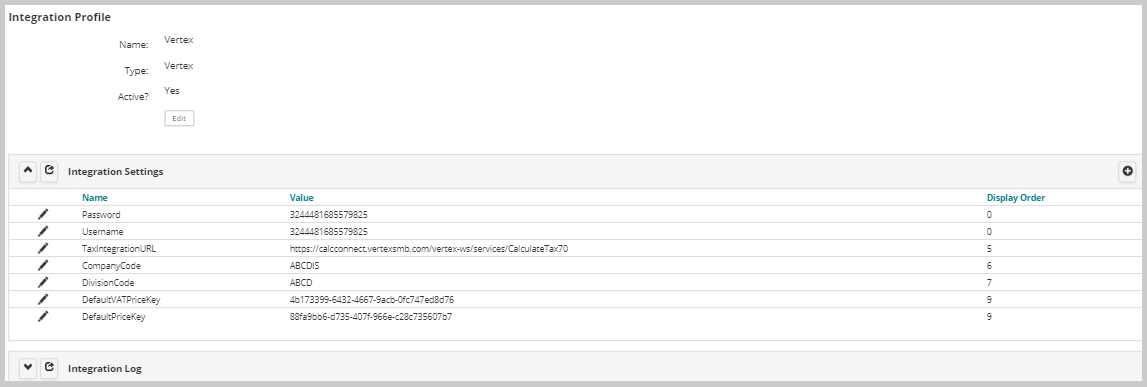 Vertex Integration Setup – NetForum Support