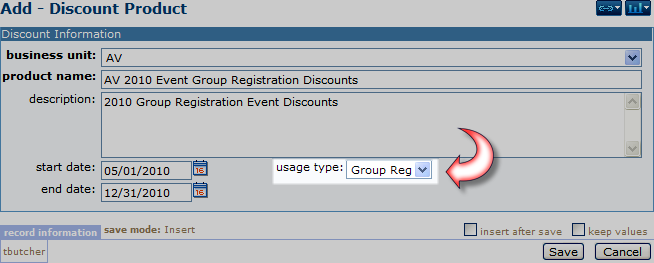 Group Registration Discount – NetForum Support