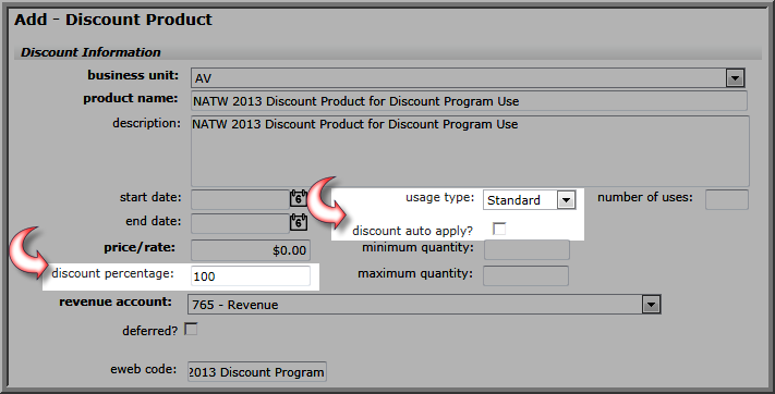 Discount Program – NetForum Support