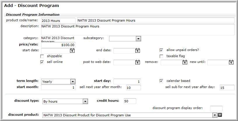 Discount Program – NetForum Support