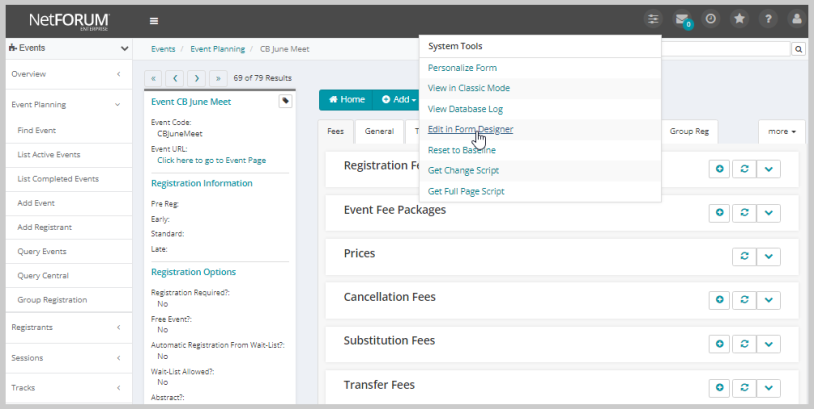 Adding a Report Link – NetForum Support