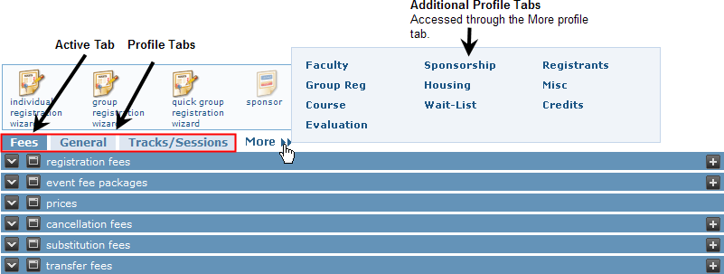 Tab – NetForum Support