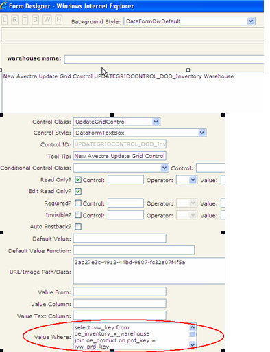 UpdateGridControl – NetForum Support