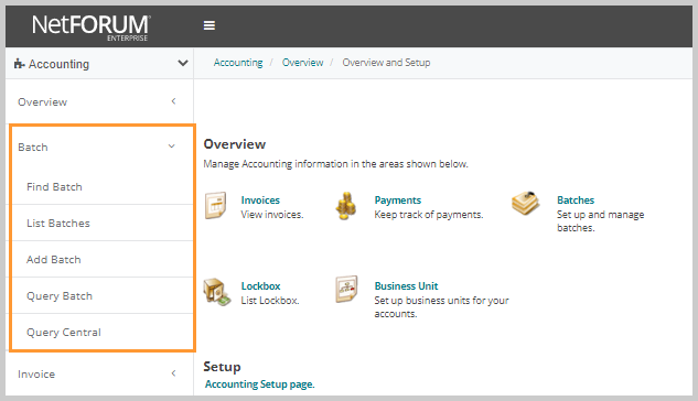 Batch Overview and Workflow – NetForum Support
