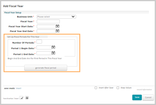 Add Accounting Period – NetForum Support