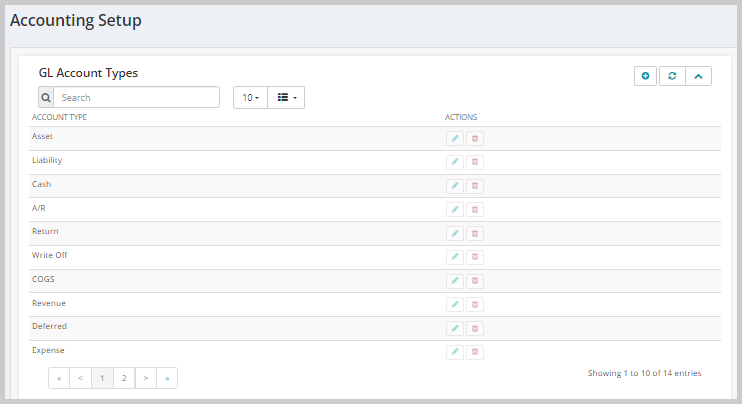 GL Account – NetForum Support