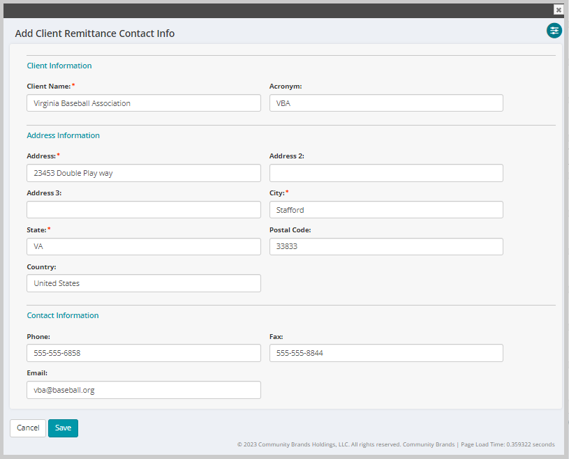 Remittance Address Setup – NetForum Support