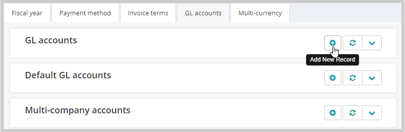 Adding a G/L Account – NetForum Support