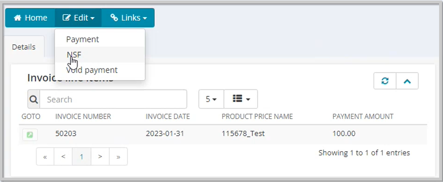 Non-sufficient funds (NSF) functionality for ACH Payments – NetForum Support
