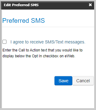Managing SMS Messaging Preferences – NetForum Support