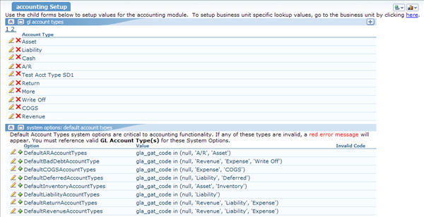 GL Account Type – NetForum Support
