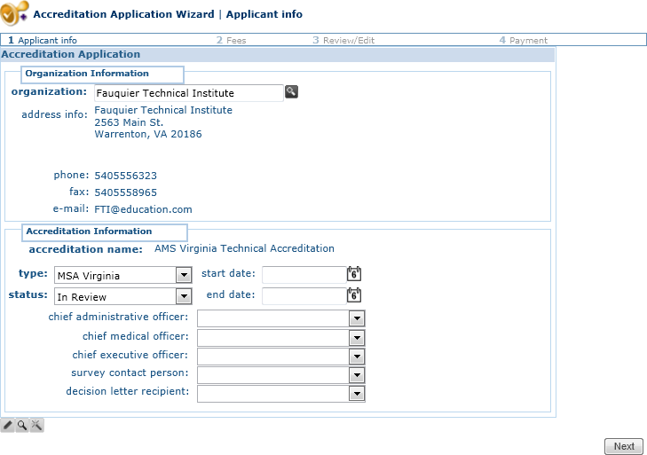 Accreditation - Adding an Accreditation Program Applicant – NetForum Support