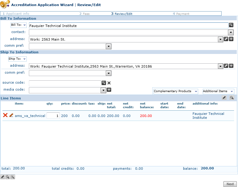 Accreditation - Adding an Accreditation Program Applicant – NetForum Support