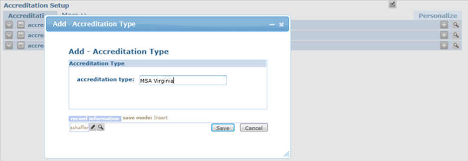 Accreditation - Setting Up The Accreditation Drop-Down Lists – NetForum Support