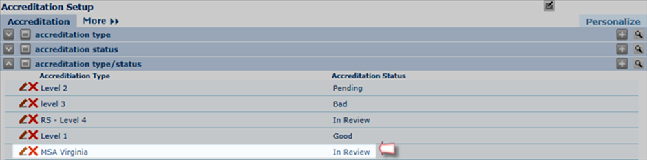 Accreditation - Setting Up The Accreditation Drop-Down Lists – NetForum Support