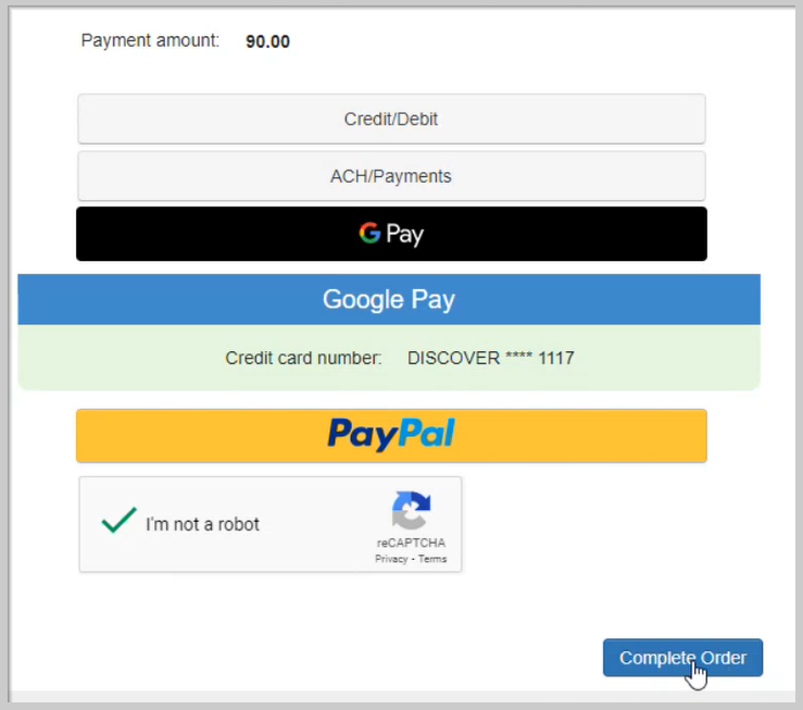 Making Payment on eWeb Using Google Pay – NetForum Support