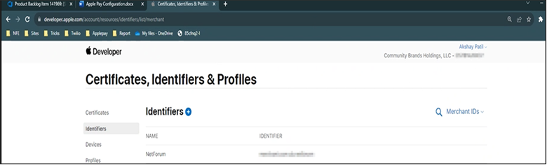 Creating a Business Profile and Integrating your Domain with Apple Pay – NetForum Support