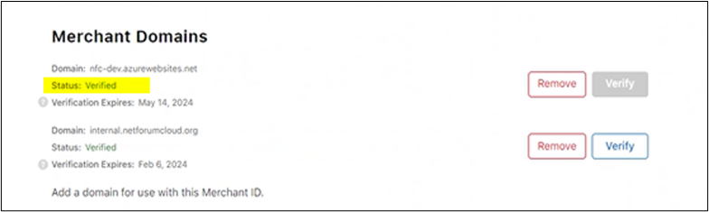 Creating a Business Profile and Integrating your Domain with Apple Pay – NetForum Support