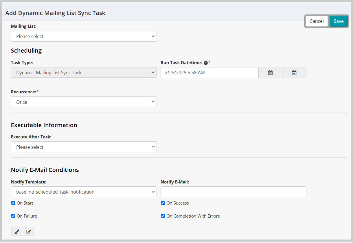 Dynamic Mailing List Functionality Overview – NetForum Support
